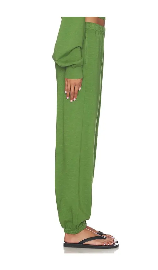Eterne Boyfriend Pocket Sweatpant In Green