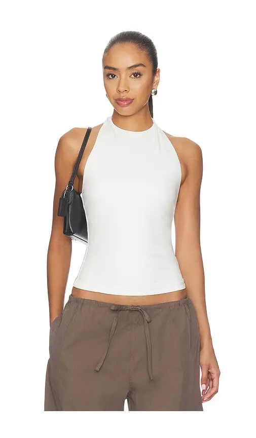 ALL THE WAYS Millicent Halter Top - White