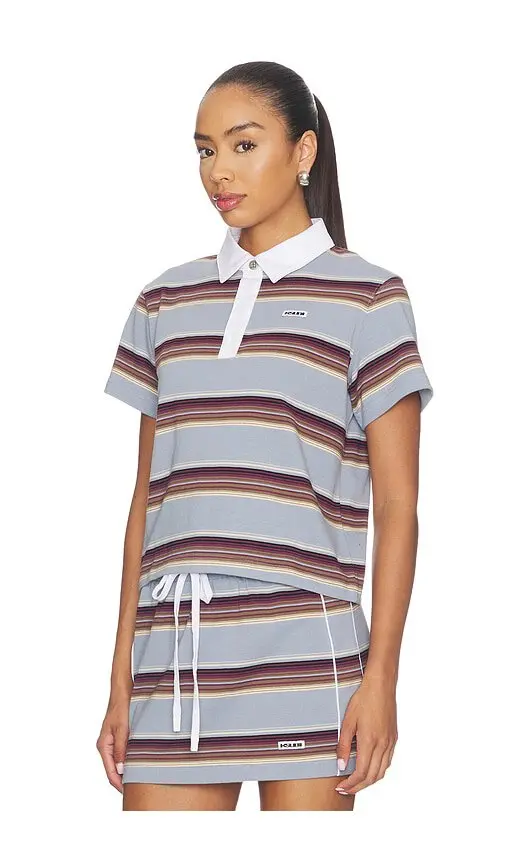 Ksubi Sott Shrunken Polo In Multi