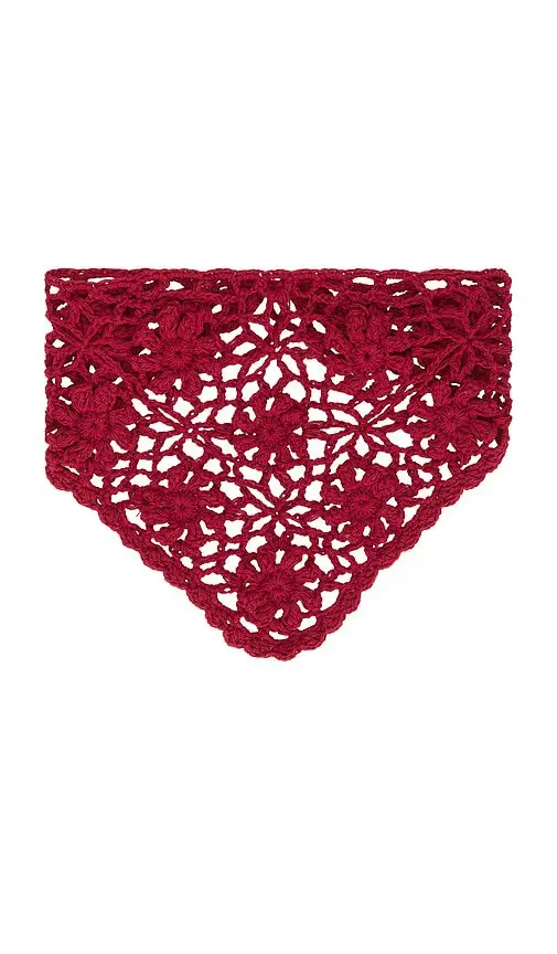 CASA CLARA Ruthie Head Scarf In Red