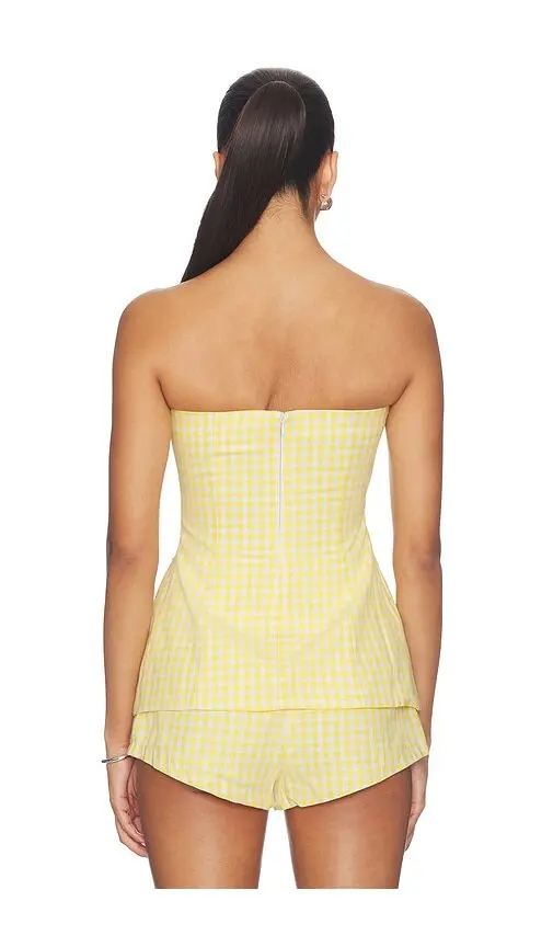 Amanda Uprichard Solinda Tunic - Yellow