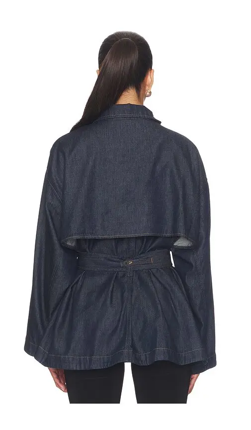 FRAME The Denim Short Field Trench