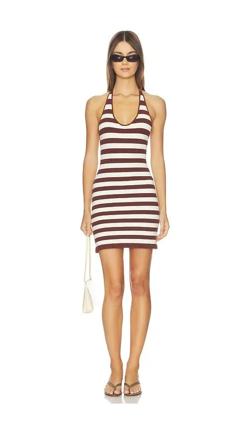 LOVERS AND FRIENDS Ottoline Stripe Mini Dress