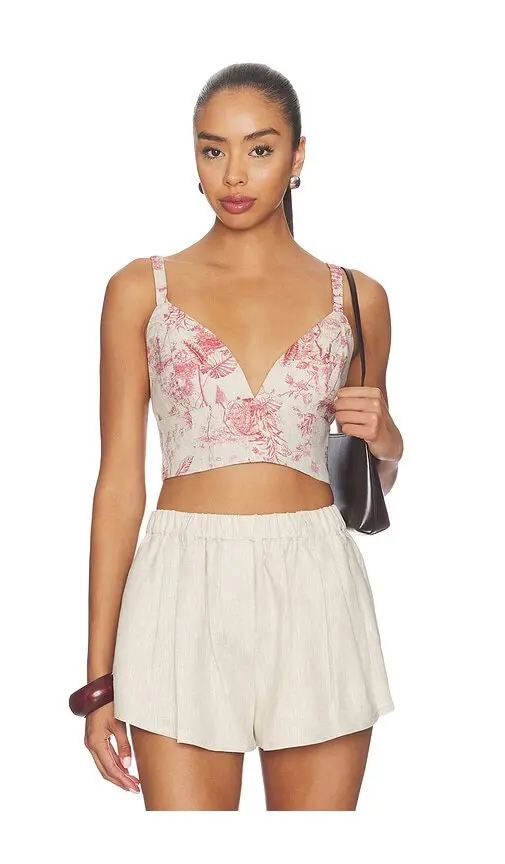 L'Agence Kaori Bralette In . Also - Tan