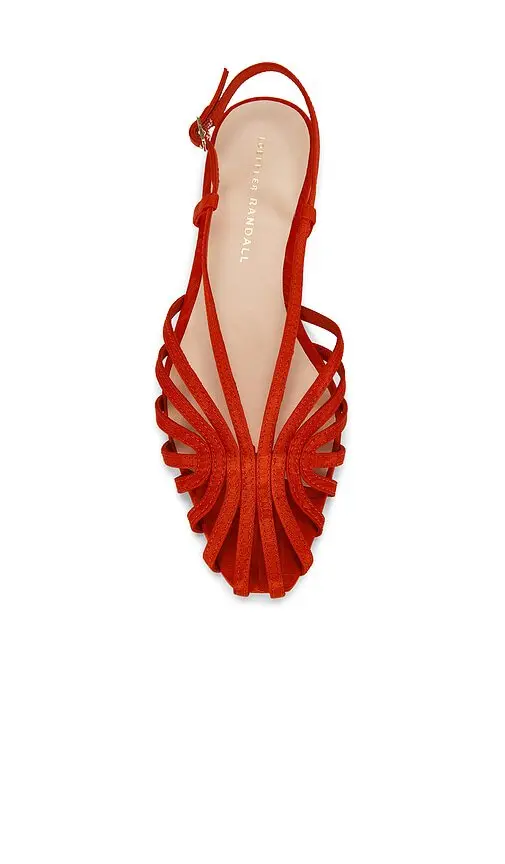LOEFFLER RANDALL Devon Slingback Sandal - Red