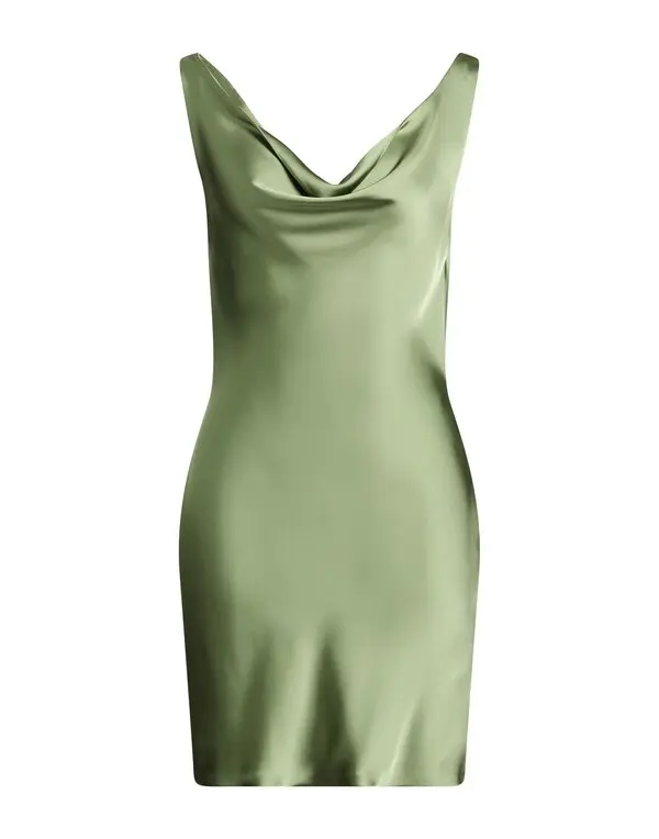 Norma Kamali Satin Mini Dress