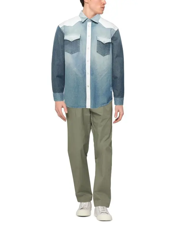 HARMONT & BLAINE Denim Shirt Size Cotton