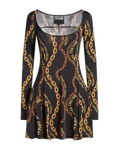 Versace Mini Dress Size Viscose, Elastane - Black