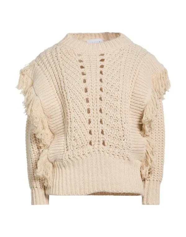 GAELLE PARIS Heavy-weight Knit Sweater With Fringes
