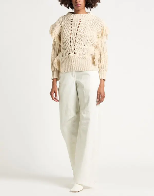 GAELLE PARIS Heavy-weight Knit Sweater With Fringes