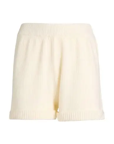 HINNOMINATE Shorts & Bermuda Shorts Ivory Size Viscose, Polyester, Polyamide - White