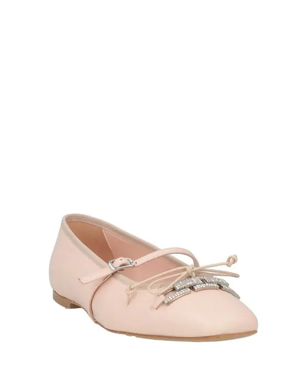 BALDININI Ballet Flats Light Size Leather