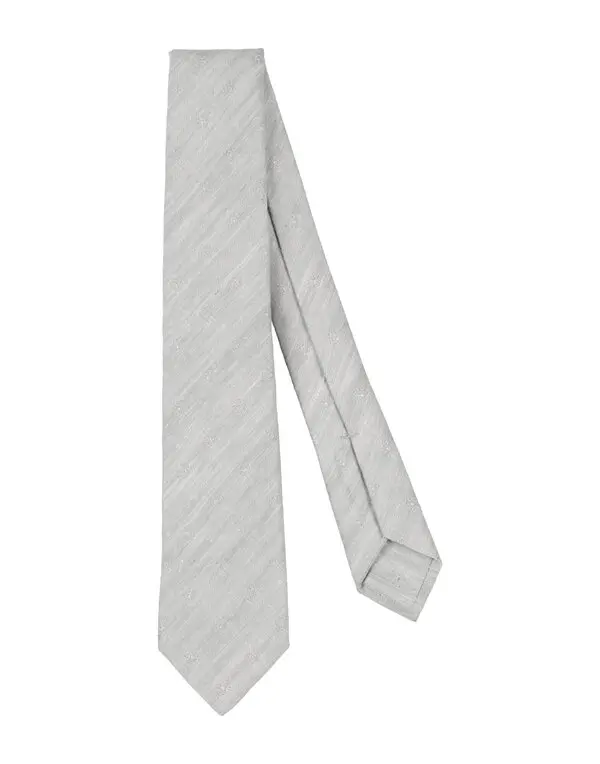 Kiton Ties & Bow Ties Sky Silk - Grey