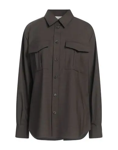 P.a.r.o.s.h P. A.r. O.s. H. Shirt Dark Size Virgin Wool, Elastane - Brown