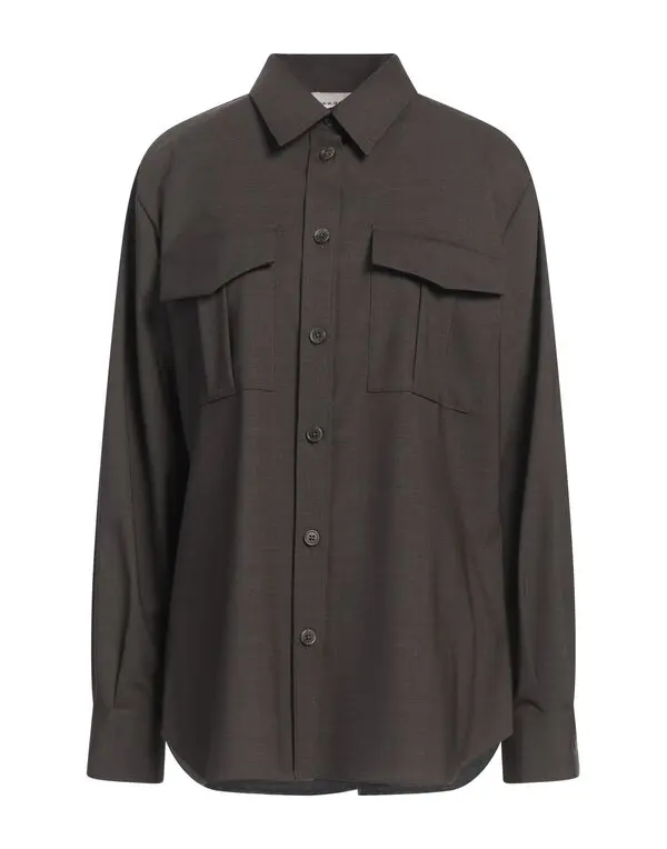 P.a.r.o.s.h P. A.r. O.s. H. Shirt Dark Size Virgin Wool, Elastane