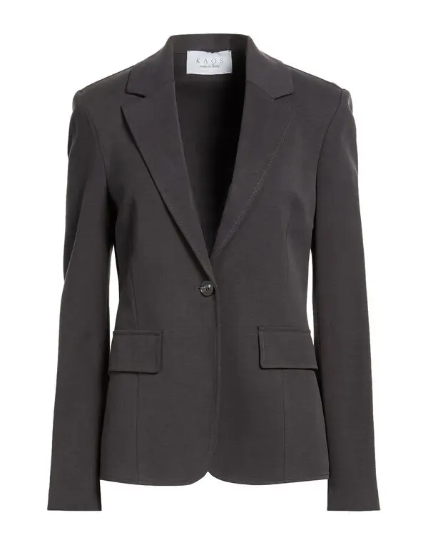 KAOS Blazer Charcoal Size Modal, Polyester, Viscose
