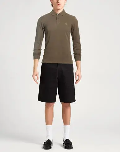 Timberland Polo Shirt Khaki Size Cotton
