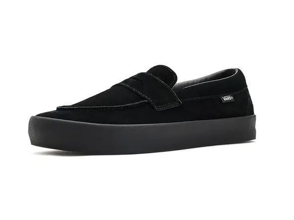 VANS Skate Loafers Shoes Suede - Black