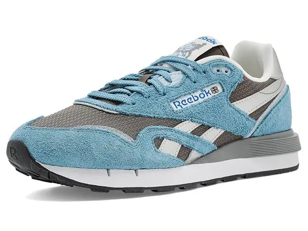 REEBOK Classic Nylon 89 Shoes Warped /trek Grey/ice - Blue