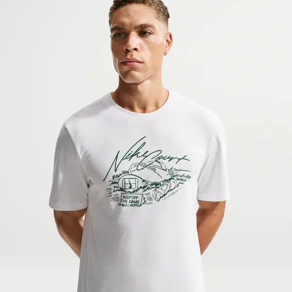 Nike Dri-fit Tennis T-shirt - White