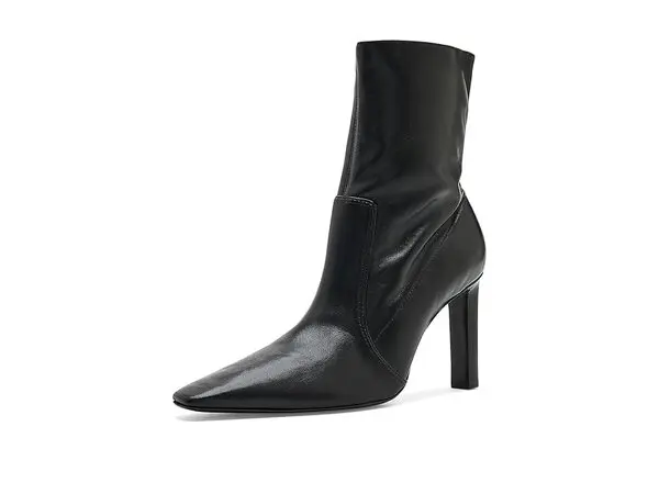 Schutz Ulla Mid-calf Heeled Boots - Black