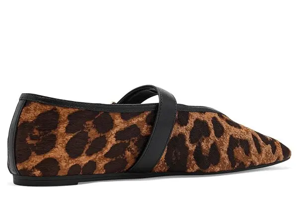 Schutz Vick Buckle Flat Shoes Warm Toffee - Gray