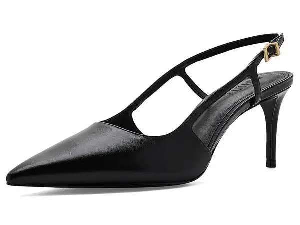 Schutz Boris Mid Stiletto Pumps - Black
