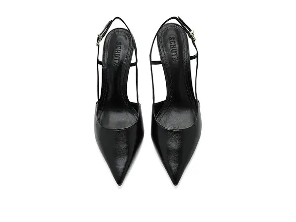 Schutz Boris Mid Stiletto Pumps - Black