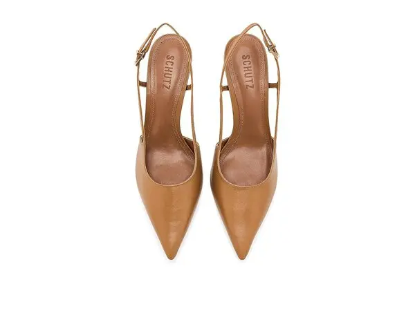 Schutz Boris Mid Shoes Almond Wood