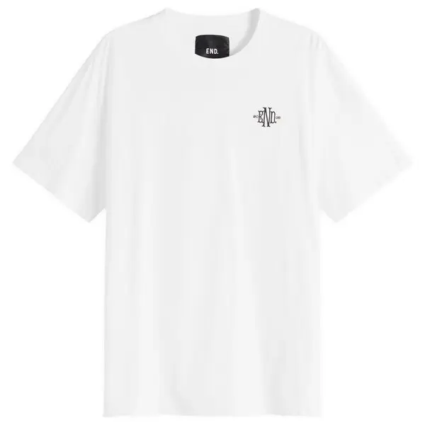 END. Monogram T-shirt - White