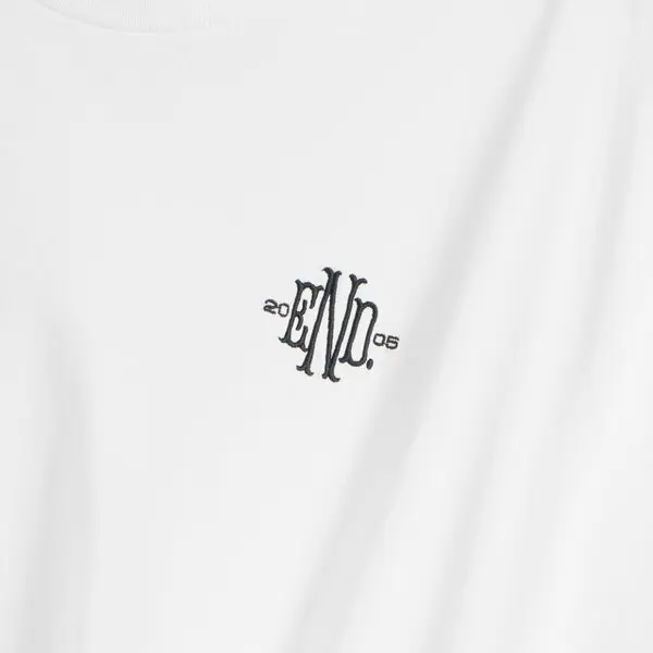 END. Monogram T-shirt - White