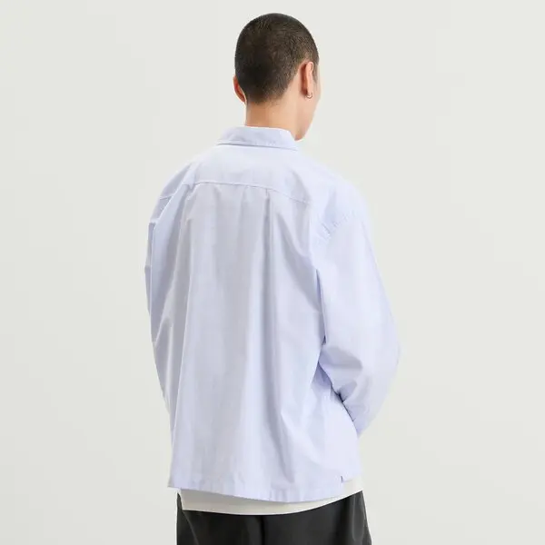 END. Fairways Long Sleeve Shirt - Sky Blue