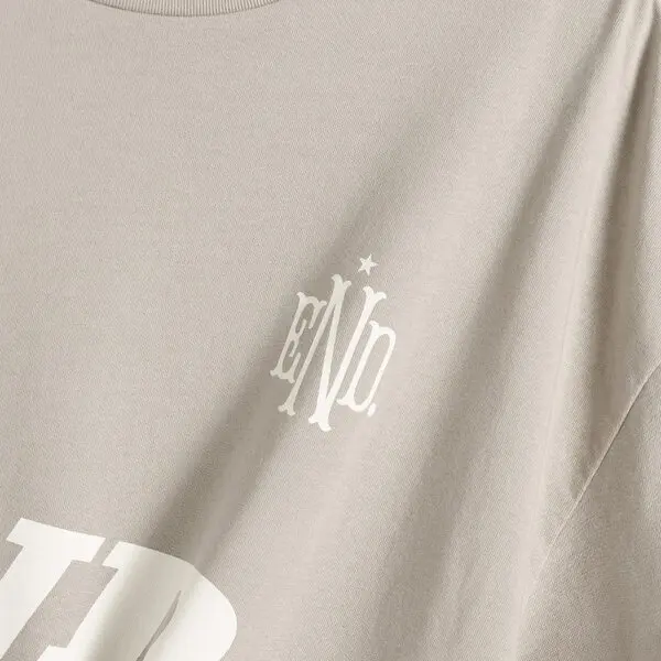 END. Airlines Short Sleeve T-shirt - Ash Grey