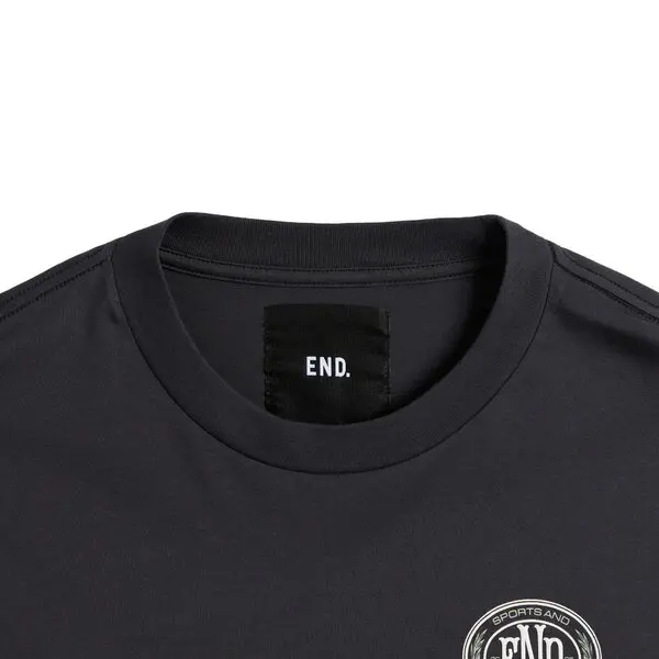 END. Leisure Long Sleeve T-shirt - Cinder Black