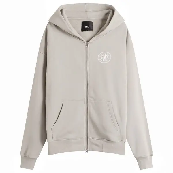 END. Leisure Zip Hoodie - Ash Grey