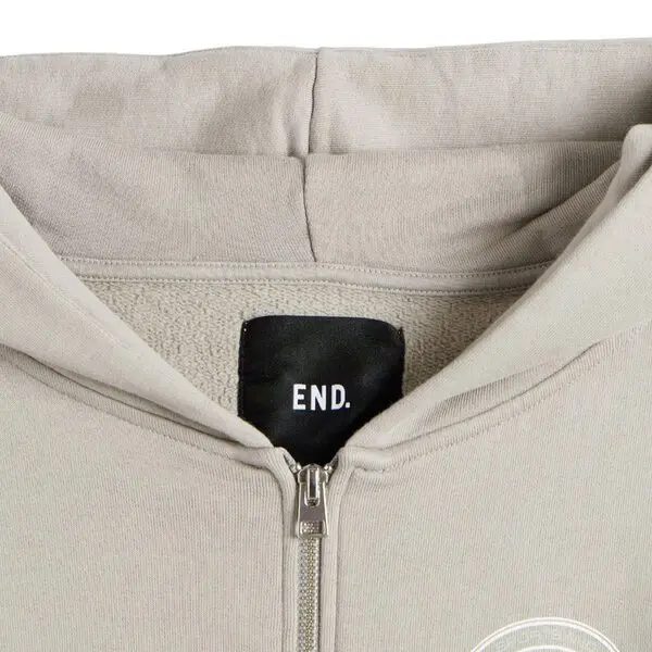 END. Leisure Zip Hoodie - Ash Grey