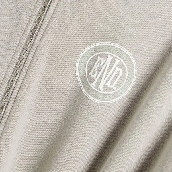 END. Leisure Zip Hoodie - Ash Grey
