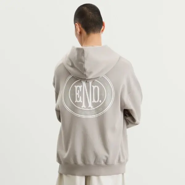 END. Leisure Zip Hoodie - Ash Grey