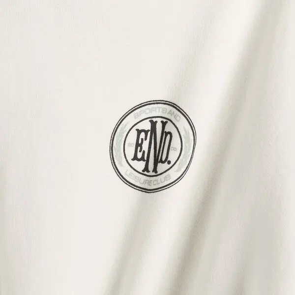 END. Leisure Pullover Hoodie - Smoke White