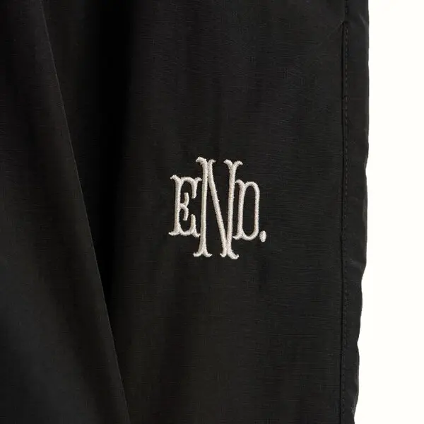 END. Flight Drawstring Short - Black