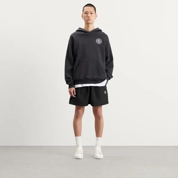 END. Flight Drawstring Short - Black