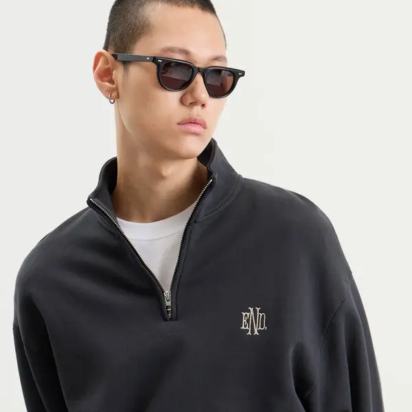 END. Slice Half Zip Sweat