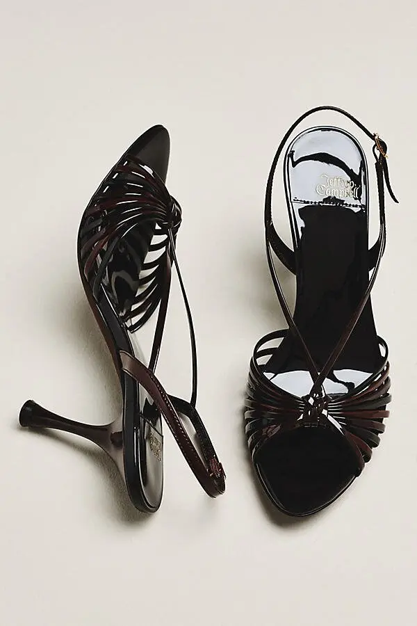 Jeffrey Campbell Galaxia Slgback Heels - Brown