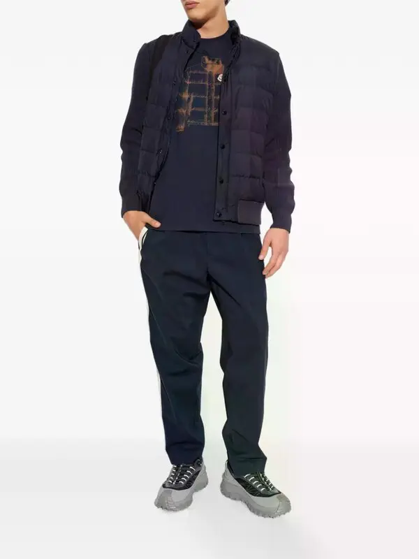 Moncler High-neck Quilted-front Jacket