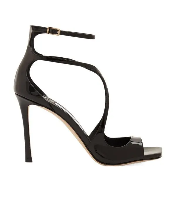 JIMMY CHOO Square-toed High-heeled Sandals