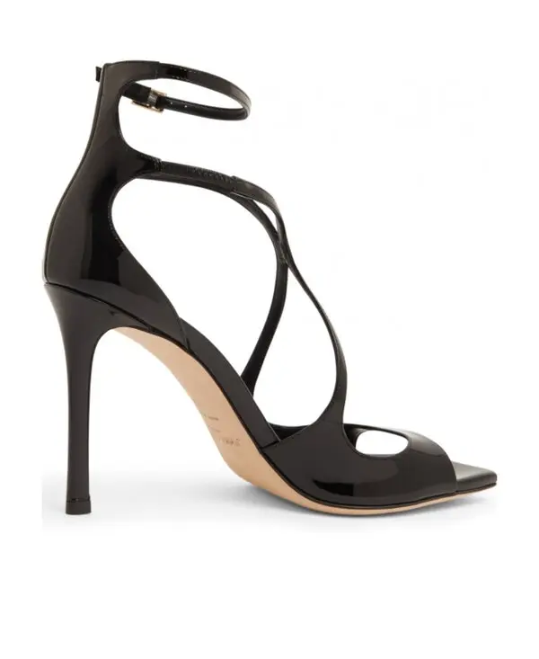 JIMMY CHOO Square-toed High-heeled Sandals