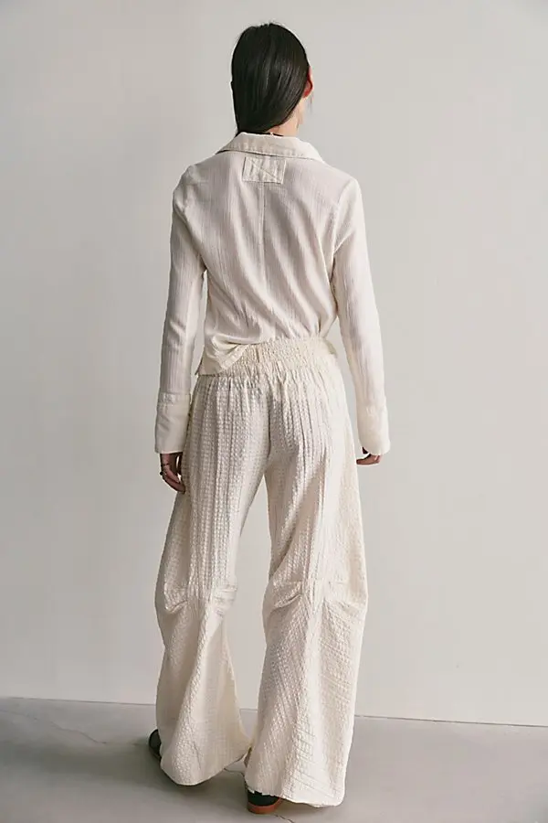 Free People Riptide Pull-on Arc Pants - Tea