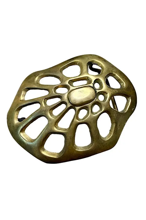 LUX REVIVAL Vintage 1960s Abstract Belt Buckle