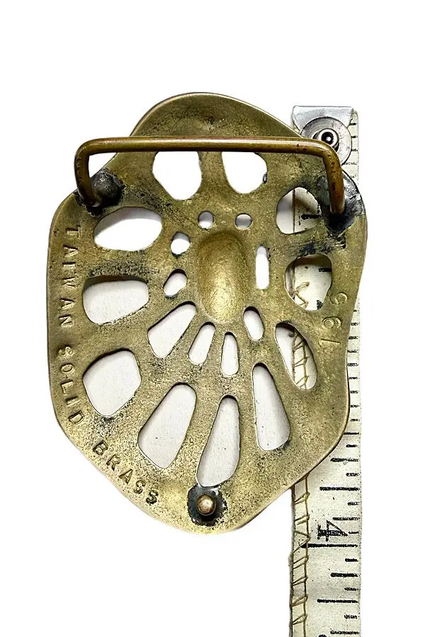 LUX REVIVAL Vintage 1960s Abstract Belt Buckle
