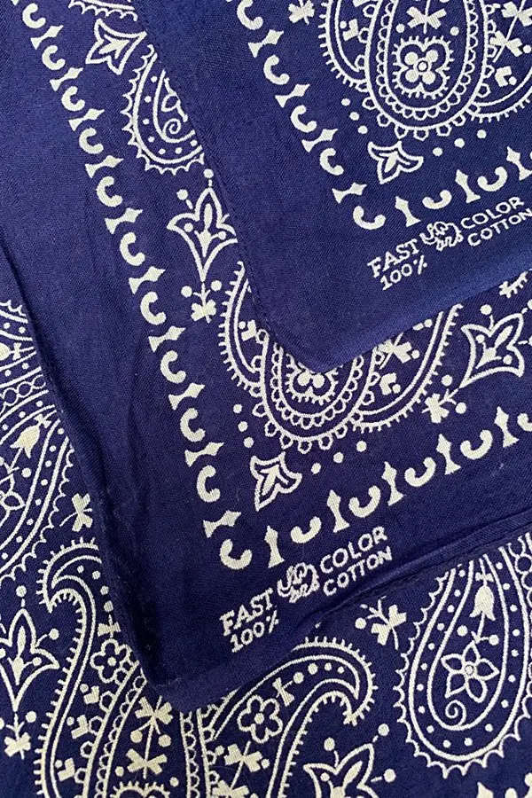 SHARPLILTEETH Vintage Fast Color Trunk Up Elephant Bandana Selected By
